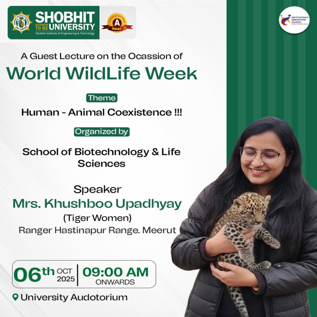 World Wildlife Week | Shobhit University